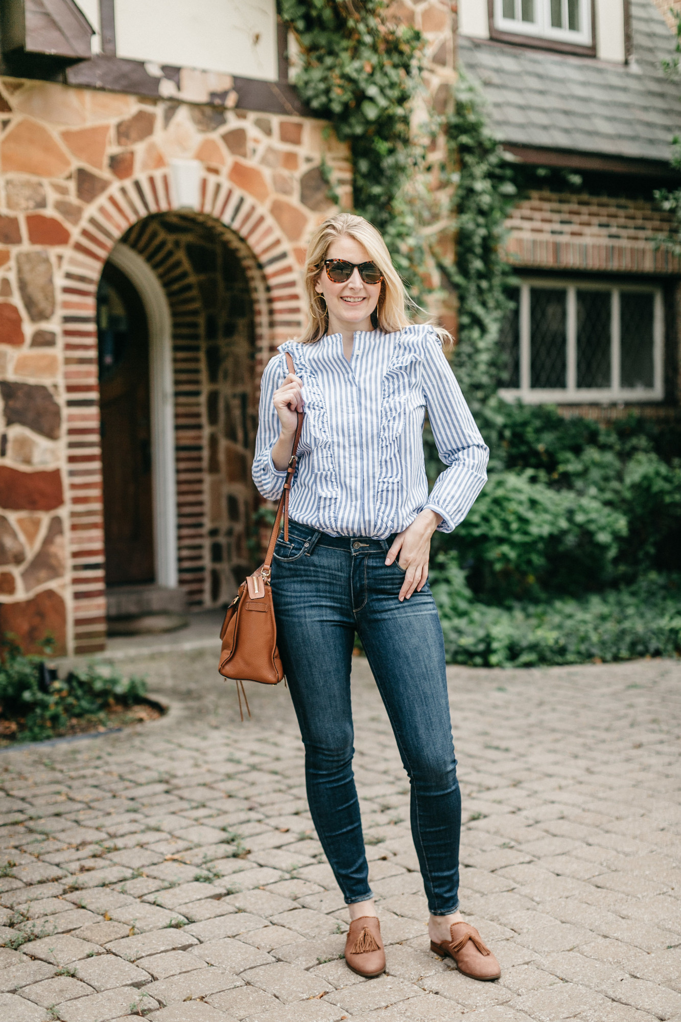 Two Outfits, Four Fall Trends, and an AMAZING pair of jeans!