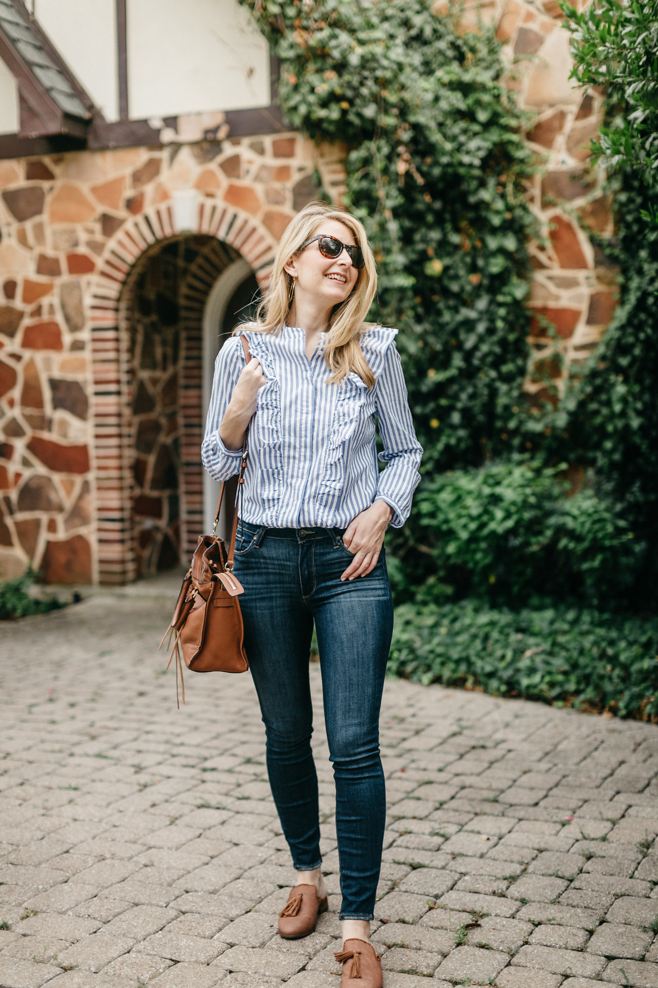 Two Outfits, Four Fall Trends, and an AMAZING pair of jeans!