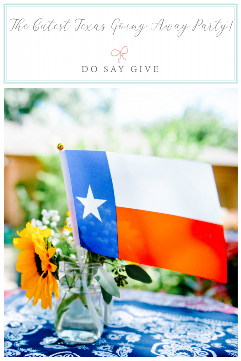 The Cutest Texas Themed Going Away Party! | Do Say Give