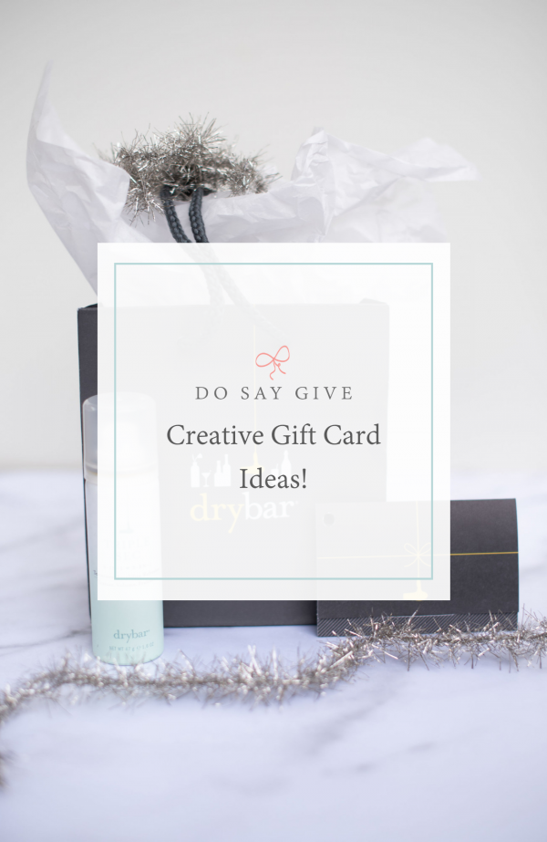 Creative Gift Card Ideas!