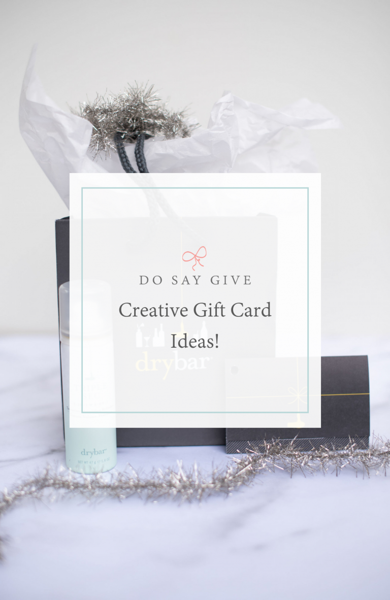 Creative Gift Card Ideas!