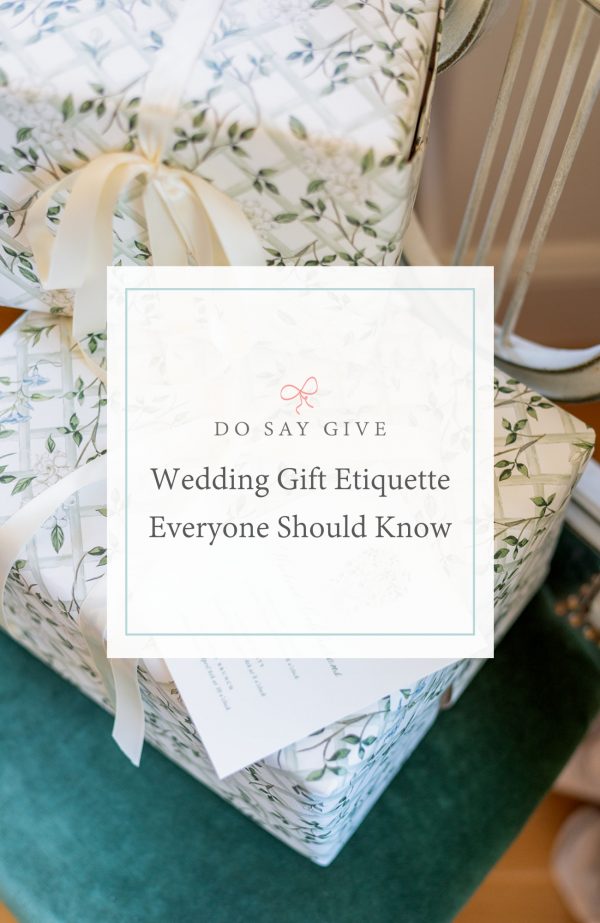 Wedding Gift Etiquette