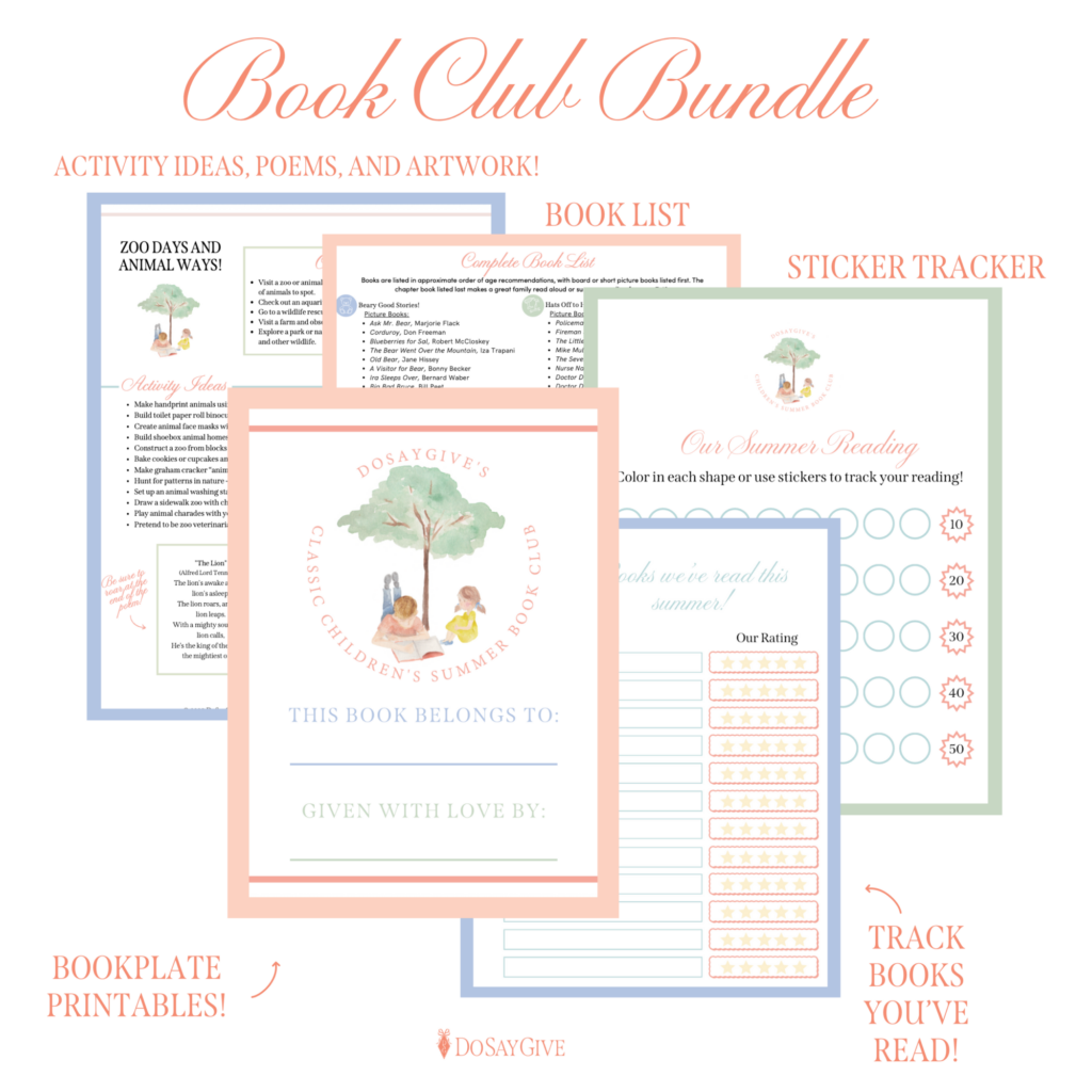 Creative Ways to Use the Summer Book Club | Do Say Give